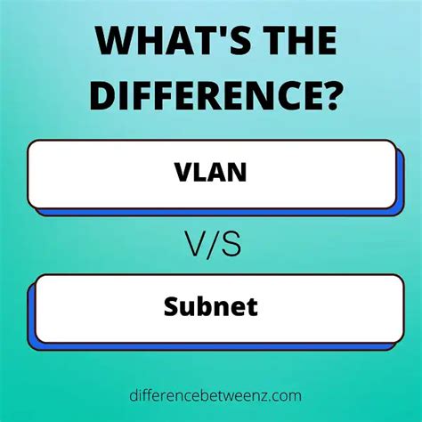 Difference Between Vlan And Subnet Difference Betweenz