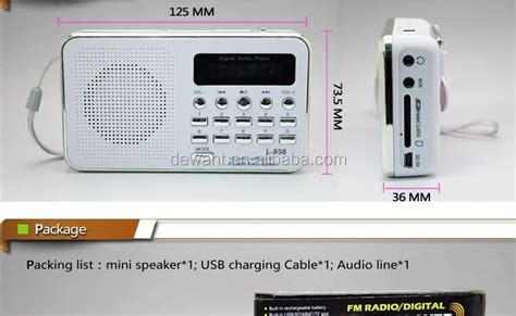 Portable Digital Sd Card Music Player Audio Player For Gift Buy Audio Player Digital Music