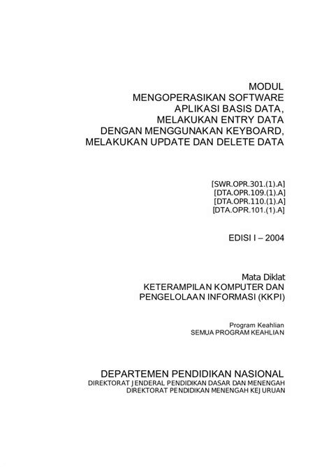 pdf modul tutorial ms access 2003 dasar pdf dokumen tips