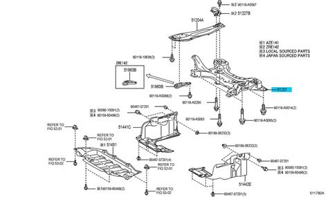 Visual Guide To Toyota Corolla Body Parts Diagram