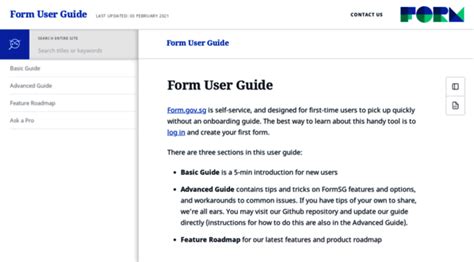 Sg What Is Formsg Formsg User Guide Form