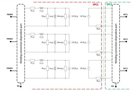 Three Phase Two Winding Transformer