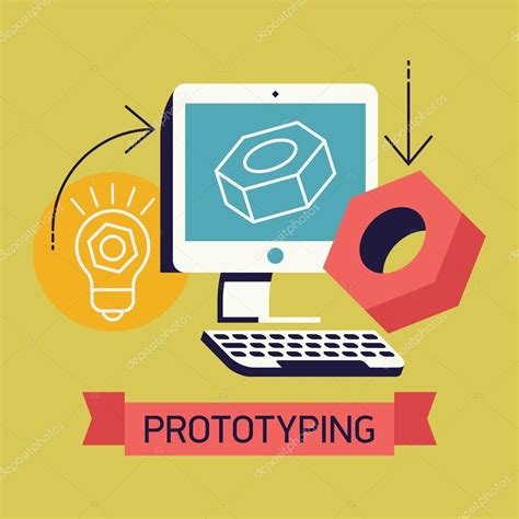 Cool Prototyping Process In Industry Stock Vector Image By ©masha Tace 79017902