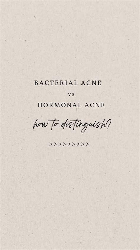Hormonal Vs Bacterial Acne Understanding The Difference