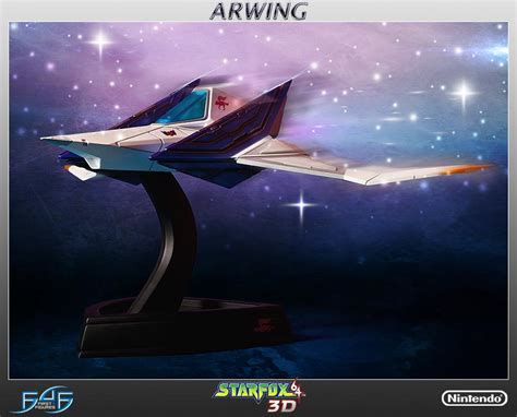 Star Fox Arwing Statue