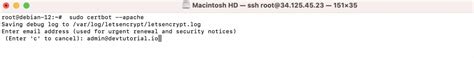 How To Install Lets Encrypt Ssl In Apache On Debian 12 Devtutorial