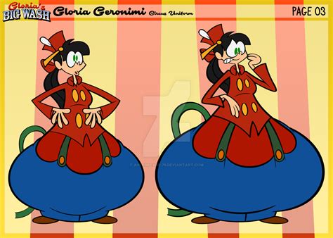 Gbw Model Sheet Gloria Uniform 03 By Axlegrease 75 On Deviantart