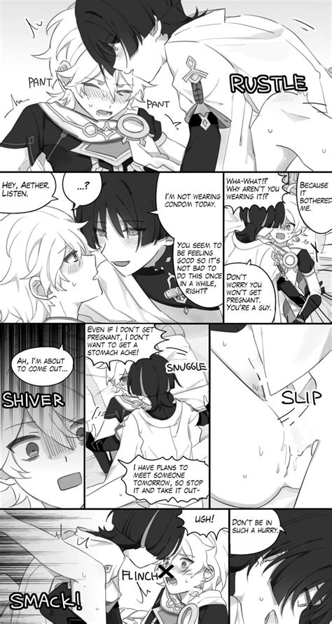 Rule 34 2boys Aether Genshin Impact Anal Anal Sex Blush Censored