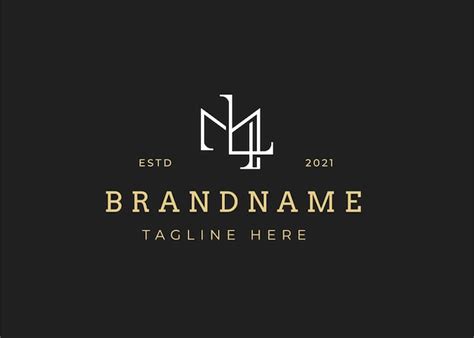 Plantilla De Diseño De Logotipo Letra M Inicial Minimalista Estilo