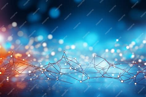 Premium Ai Image Abstract Molecular World In Vivid Colors Dna Neurons Scientific Structure