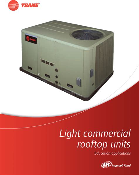 Trane Voyager 12 5 To 25 Tons Brochure Srv Slb073 En 10062010 Light