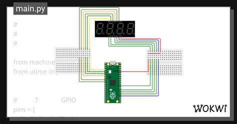 7 Segment Display Counter Copy Wokwi Esp32 Stm32 Arduino Simulator