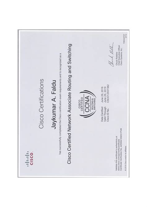 Ccna Certificate Pdf