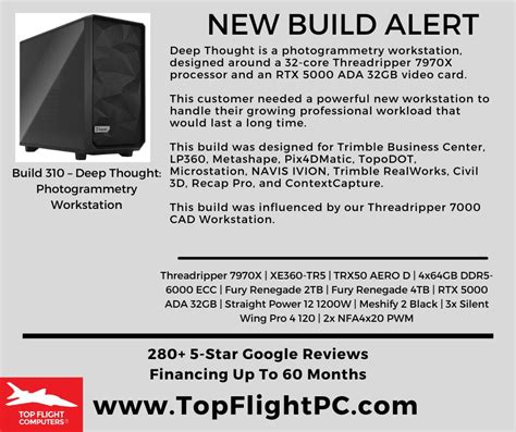 Top Flight Computers On Linkedin We Have A New Order For A Custom Built Photogrammetry