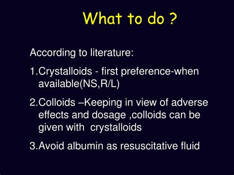 Ppt Colloid Versus Crystalloid In Hypovolemic Shock Controversy Powerpoint Presentation Id