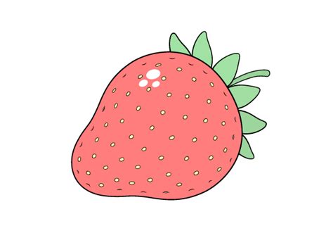 How To Draw A Strawberry Step By Step EasyDrawingTips