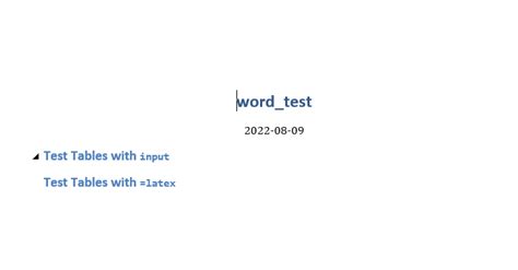 R Markdown Does Not Covert Tex Table To Word Document While It Works Fine In Pdf How To Make