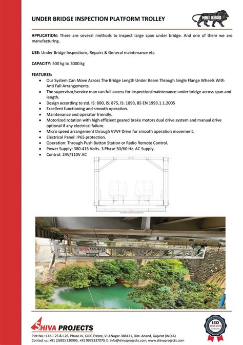 Piyushkumar Patel On Linkedin Inspectiontrolleyunderbridge