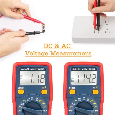 Buy AstroAI Digital Multimeter Voltmeter V V V Battery Voltage Tester Auto Ranging