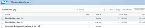 Flexible Workflow For Purchase Order SAP Community