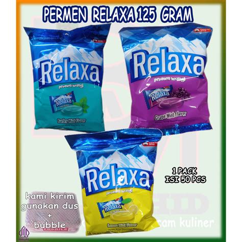 Jual Permen Relaxa Satu Pack Isi 50 Pcs Shopee Indonesia