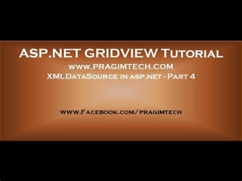 XMLDataSource In Asp Net Part 4 YouTube