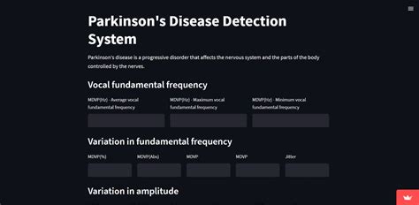 Github Akashdeepmahataparkinson S Disease Detection System