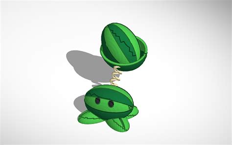 3d Design Melon Pult Pvz Tinkercad