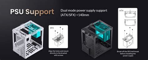 Jonsbo C6 Itx White Mini Itx Handled Mesh Pc Case Simple Compact Desktop Itx