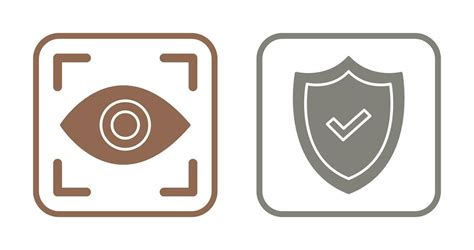 Eye Scan And Security Icon Vector Art At Vecteezy