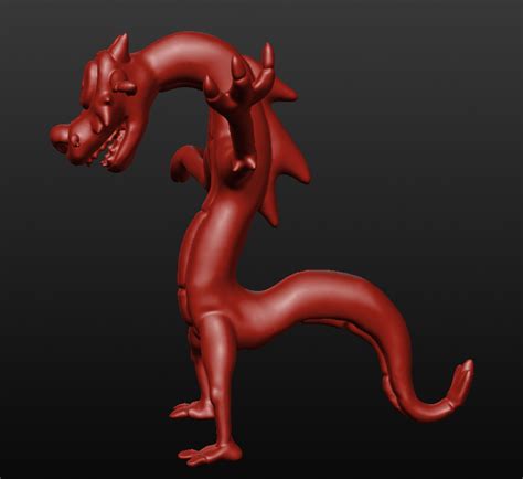 Free Obj File Mulan Mushu 🐉・3d Printer Model To Download・cults