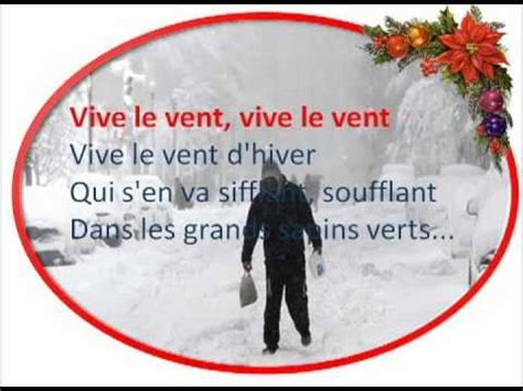 Vive Le Vent Paroles Lyrics Youtube