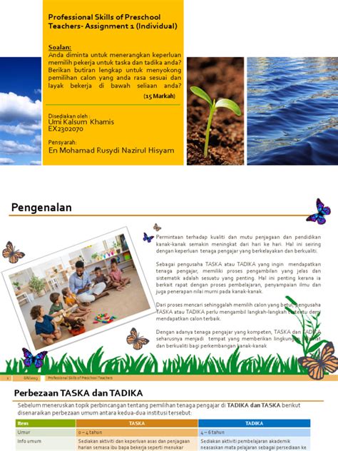 Assignment 1 Selection Of Employee For Nursery And Kindergarten Pdf