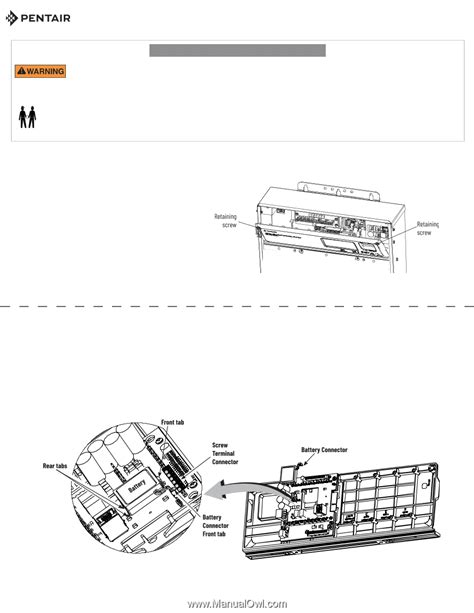 Pentair Intellicenter Pool Automation System Intellicenter Battery Replacement