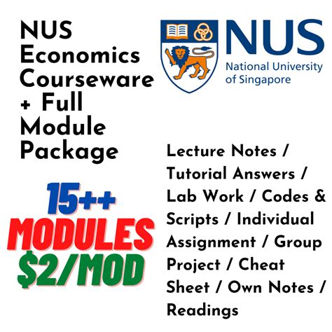 A Nus Economics Courseware Full Module Package Igotnoteslah