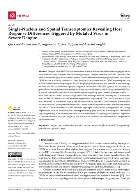 Pdf Single Nucleus And Spatial Transcriptomics Revealing Host Response Differences Triggered