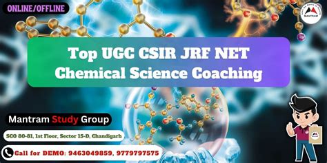 Top UGC CSIR JRF NET Chemical Science Coaching Mantram Study Group