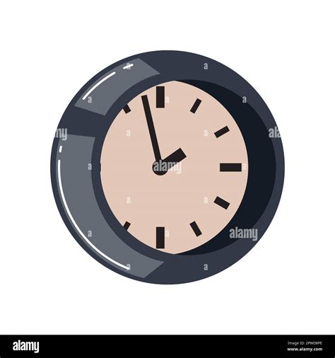 Wall Clock For Classroom Vector Illustration Stock Vector Image And Art