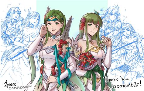 Palla And Syrene Fire Emblem And More Drawn By Cm Lynarc Danbooru