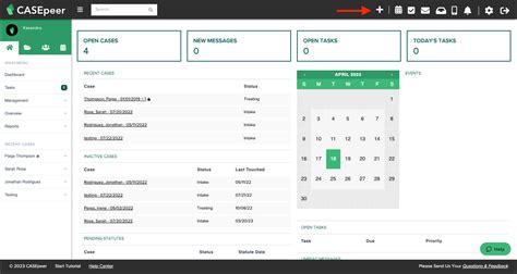 add a default folder structure to a new case casepeer