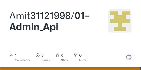 Github Amit3112199801 Adminapi