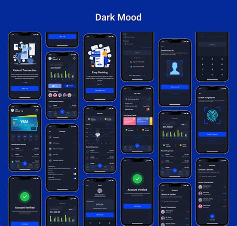 Fintech Mobile App Ui Design Finance Banking App Ui Behance