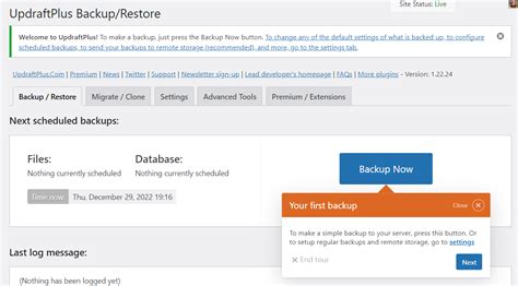 How To Back Up A Wordpress Site For Free Step By Step
