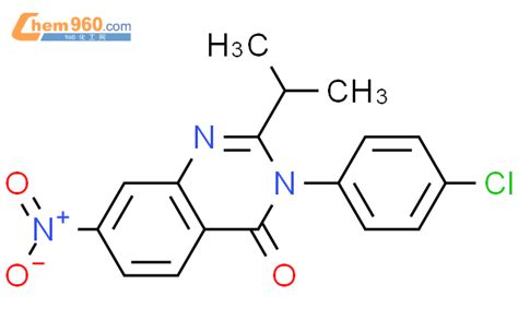 941599 78 6 3 4 Chloro Phenyl 2 Isopropyl 7 Nitro 3h Quinazolin 4 One化学式、结构式、分子式、mol 960化工网