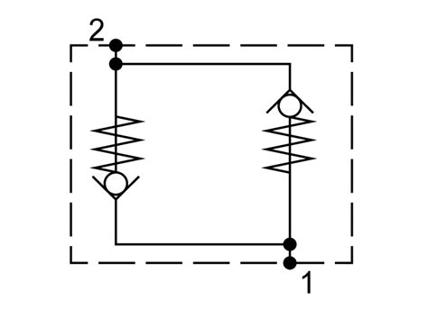 Double Check Valve Drv Weber Hydraulik