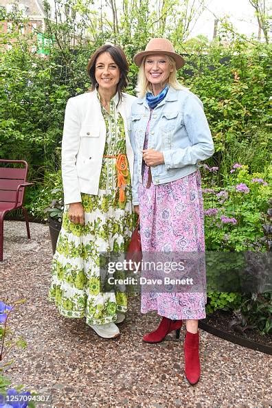 Dr Olivia Chapple And Anneka Rice Pose In Horatios Garden Designed