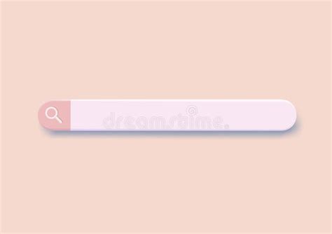 3d Search Bar Stock Vector Illustration Of Blank Design 236884431