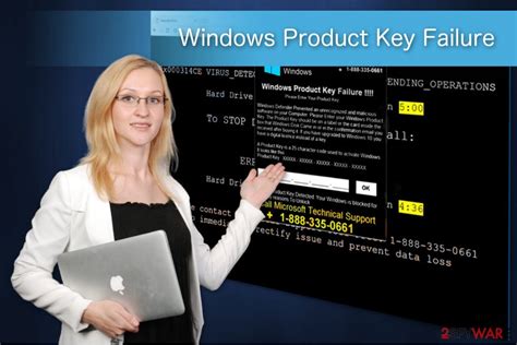 Remove Windows Product Key Failure Virus Free Instructions Microsoft Support Scam