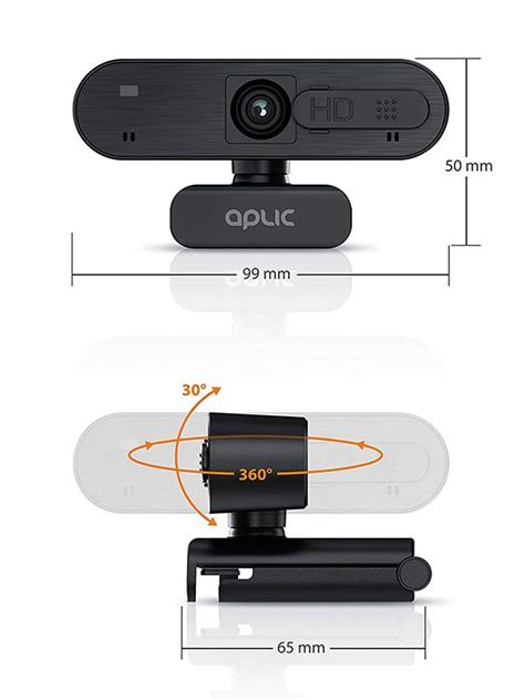 Веб камера з мікрофоном Aplic WDP CSL Full HD купити за низькою ціною в Україні