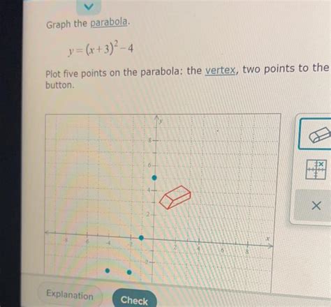 Solved Graph The Parabola Y X3² 4 Plot Five Points